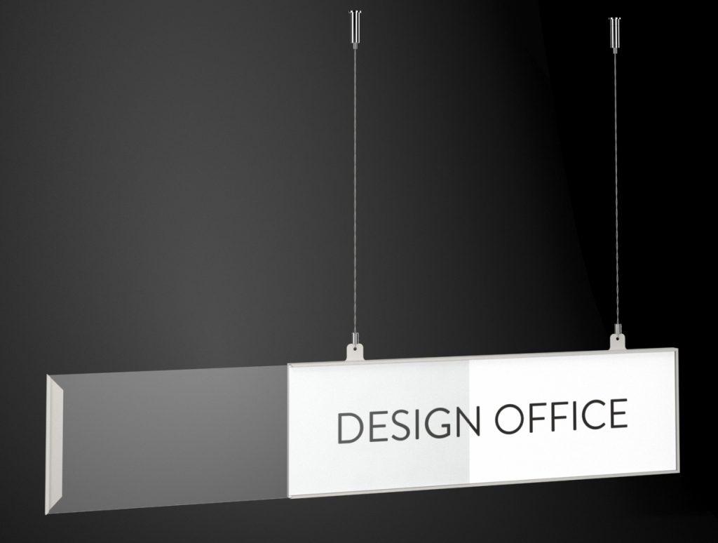 FlexiSign ceiling suspended – Ceresdisplay