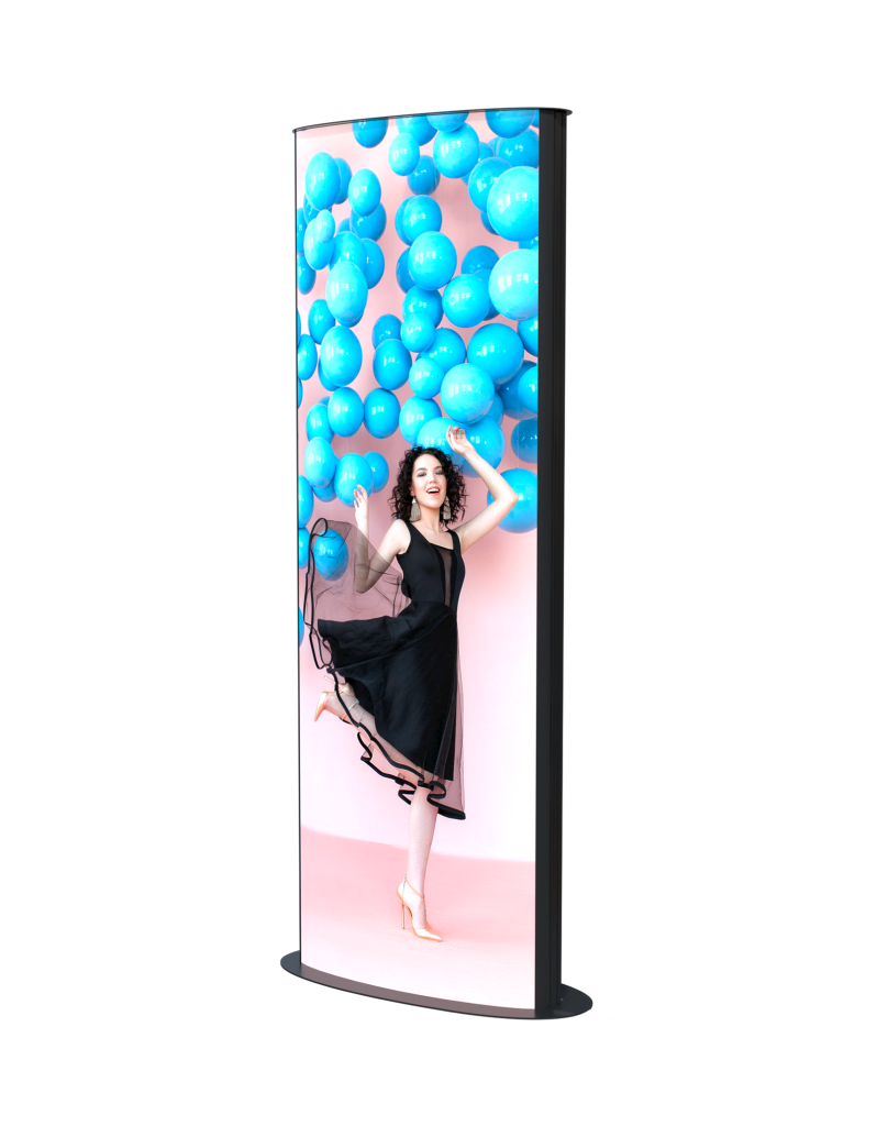 LED TOTEM / 34 MM SNAP OPEN SIDES / POWER LED ILLUMINATED – Ceresdisplay